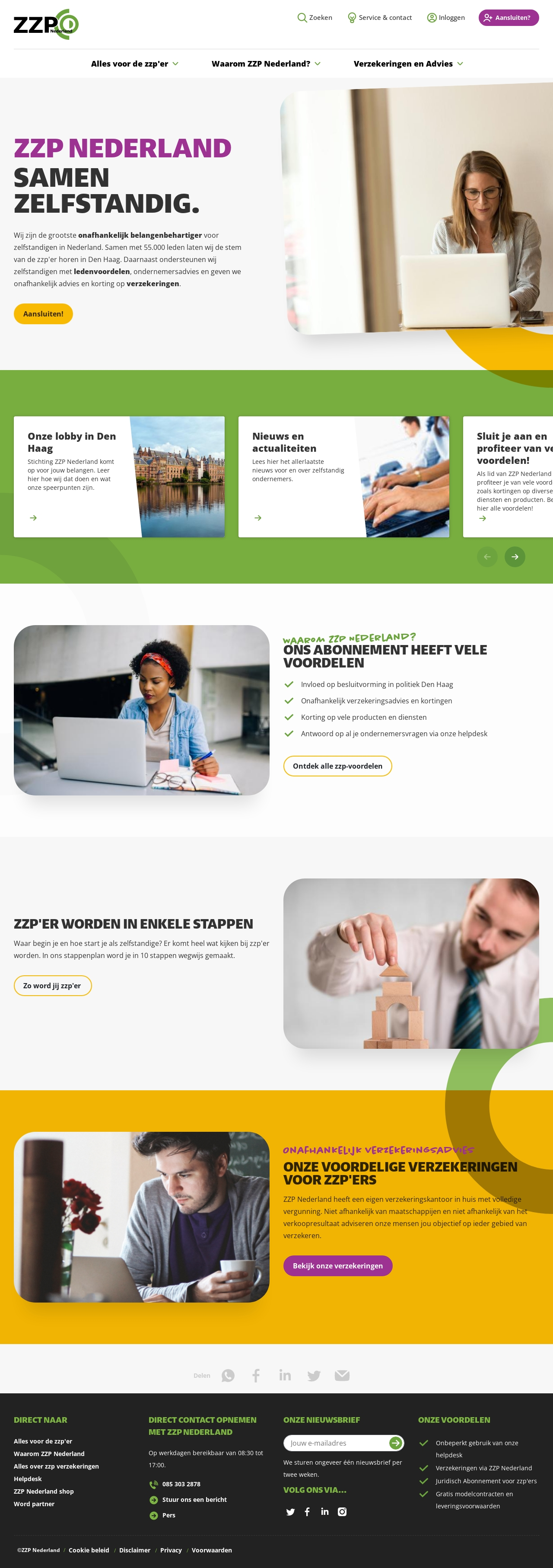 ZZP Nederland, pleitbezorger voor zzp'ers | Drupal.nl